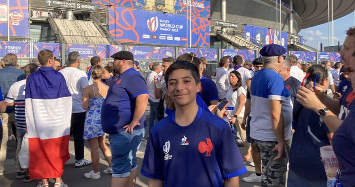 [9000e rêve] Frédéric à la Coupe du Monde de Rugby 2023 | Association ...