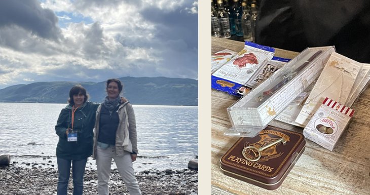 Noa découvre les paysages d'Harry potter