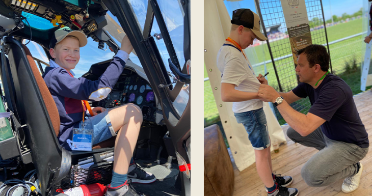 Romain rêve aux 29èmes Ovalies UnilaSalle | Association Petits Princes